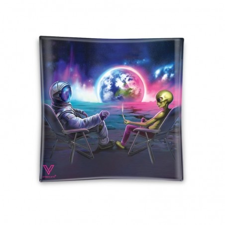 V-Syndicate Glass Ashtray - Blunt Orbit