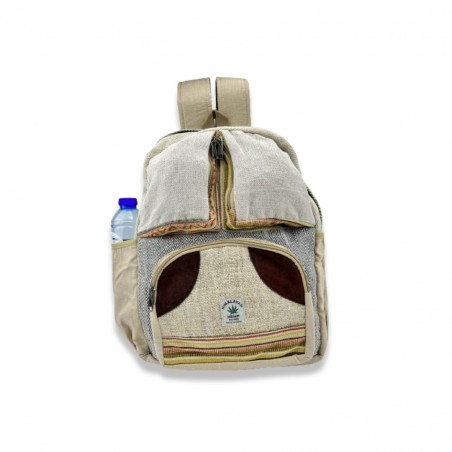 Handmade Himalayan Hemp Backpack - 3 Pockets